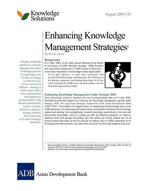 Solution Knowledge Management Class Notes90759493 Enhancing Knowledge