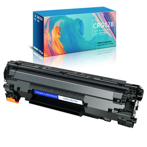 1pk Black Crg128 128 Toner Cartridge Fits For Canon Imageclass D520