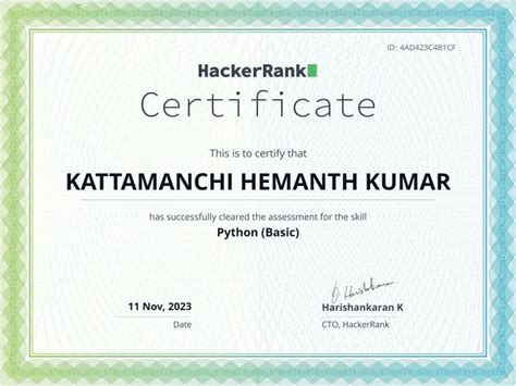 Python Certification Codingskills Kattamanchi Hemanth Kumar