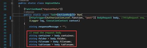 How To Specify The Format Of The Request Body Of An Azure Function