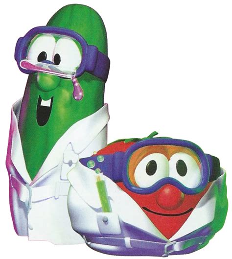 Veggietales Bob And Larry As Scientists Vector By Luxoveggiedude9302