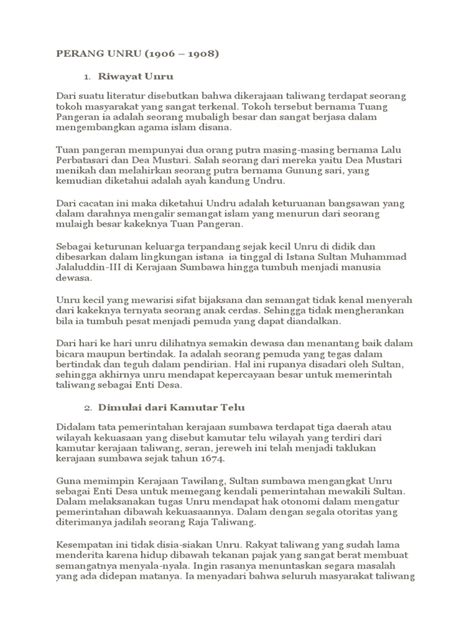 Perang Unru Pdf
