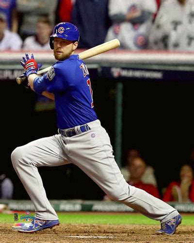 Ben Zobrist 2016 World Series Game Winner Chicago Cubs Premium Poster