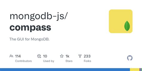 Github Mongodb Jscompass The Gui For Mongodb