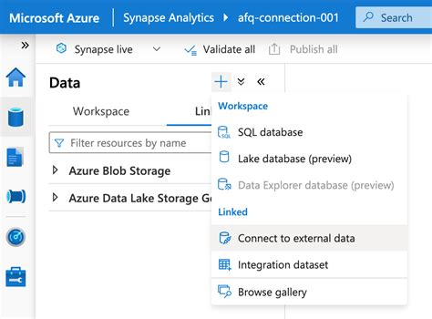 Is There A Way To Link Adls Gen1 Storage To Azure Synapse Microsoft Qanda