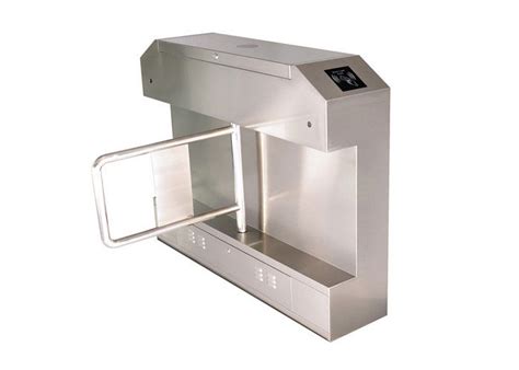 304 Stainless Steel Biometric Access Control Swing Barrier Gate With