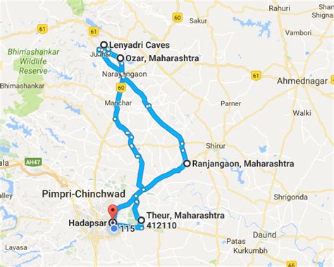 Ashtavinayak Darshan Map Eloksevaonline