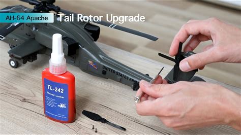 Eachine Ah 64 Apache Helicopter Tail Rotor Upgrade Banggood Youtube