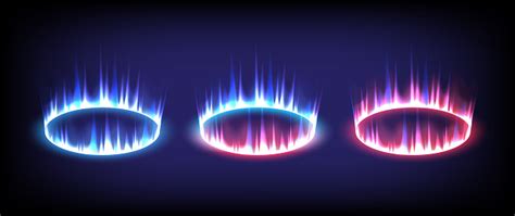 빛나는 Hud에서 공상 과학 하이테크 무대 컬렉션 홀로그램 포털은 미래지향적인 과학의 빛을 소용돌이치게 합니다 게임 판타지의