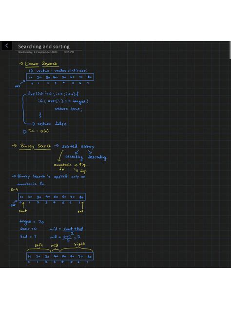 Searching Sorting Notes By Sanskar Pdf