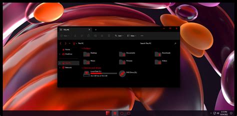 Pure Black Red V1 Theme For Windows 11 Enable Windows Theme Customization