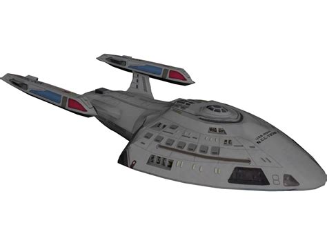 Nova Class Starship 3d Model 3dcadbrowser