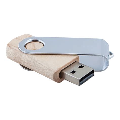 Wooden Swivel Usb Flash Drive Coverage Ts Trading