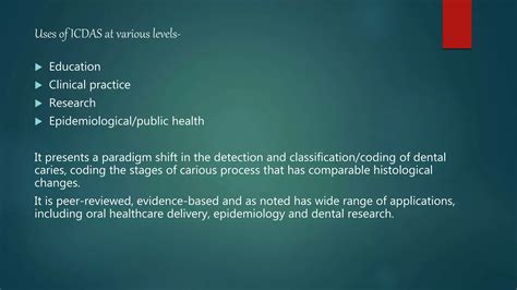 Icdas Caries Ppt Pptx