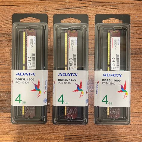 ⚡️全新現貨⚡️威剛 Adata Ddr3l 4g 1600 （單面） 桌上型記憶體 未拆封 終生保固 蝦皮購物