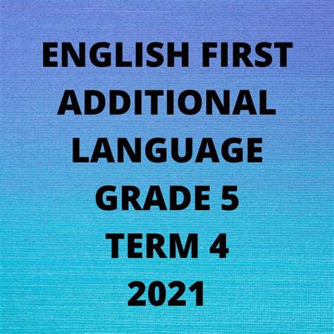 English Fal Grade 5 Term 4 2021 Task 8 Transactional Writing • Teacha