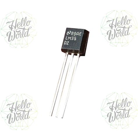 Sensor De Temperatura Lm35 Hello World Electronics