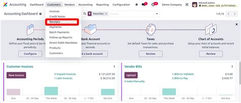 Receipts In Odoo 17 Accounting Odoo V17 Enterprise Edition Book
