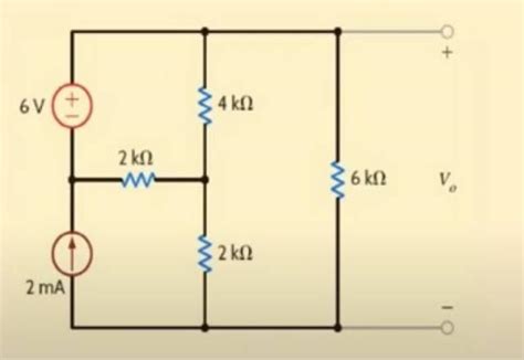solved question a find vo using superposition theorem b