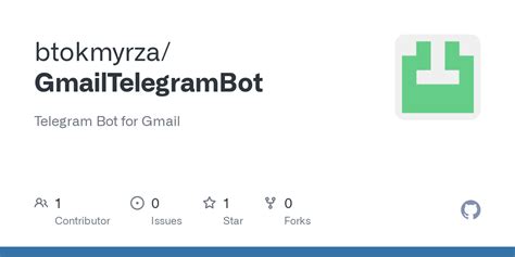 Github Btokmyrzagmailtelegrambot Telegram Bot For Gmail