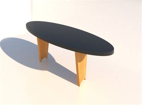 Mesa Elipse De Comedor Para Revit Familias Revit Gratis