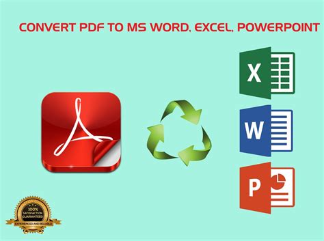 Convert PDF To Word Excel Powerpoint By Brightservice24 On Dribbble