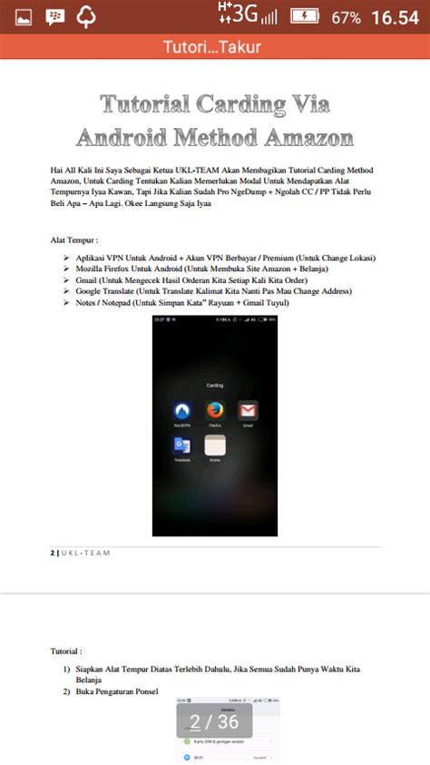 Tutorial Carding Via Android Method Amazon Mr Takur