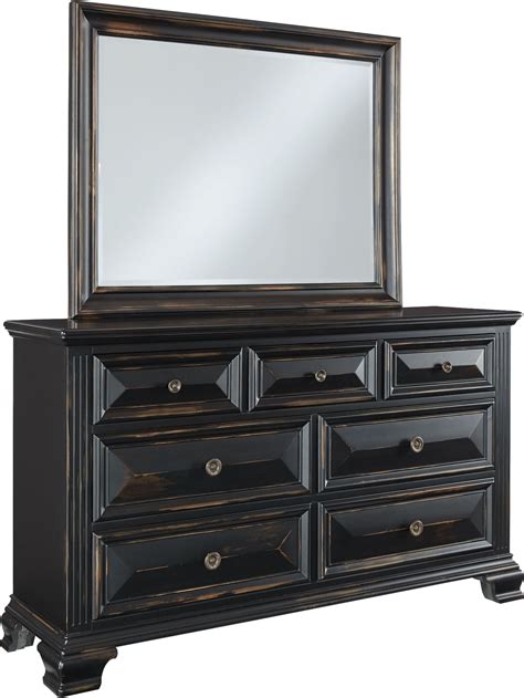 Passages Vintage Black Panel Bedroom Set From Standard Furniture Coleman Furniture