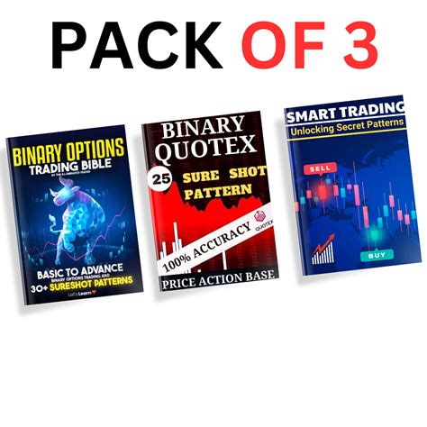 New Edition Pack Of 3 Trading Book Set Binary Quotex Trading Book And Smart Trading Unlocking