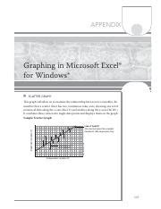 Graphing In MS Excel For Windows Pdf APPENDIX Graphing In Microsoft Excel For Windows J