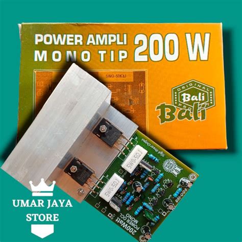 Jual Kit Power Amplifier Mono 200 Watt Kit Audio Amplifier 200 Watt Shopee Indonesia