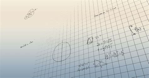Animation Of Mathematical Equations And Formulas Floating Against Purple Gradient Background