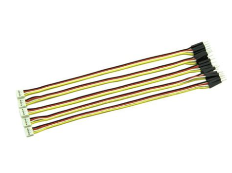 Grove 4 Pin Male Jumper To Grove 4 Pin Conversion Cable 5 Pack Kiwi Electronics