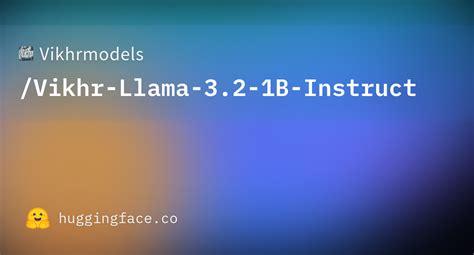 Vikhrmodels Vikhr Llama 3 2 1B Instruct At Main