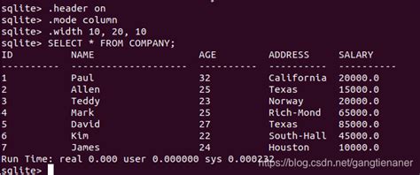 一文掌握sqlite3基本用法sqlite3 语法 Csdn博客