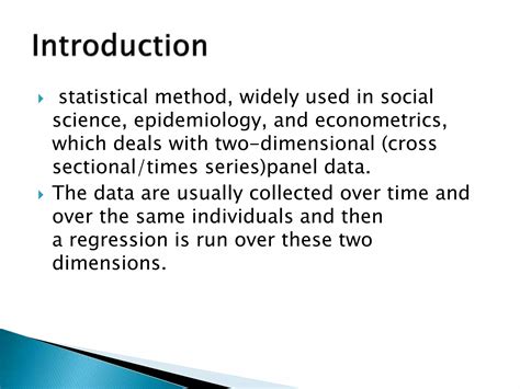 Panel Data Analysis Pptx