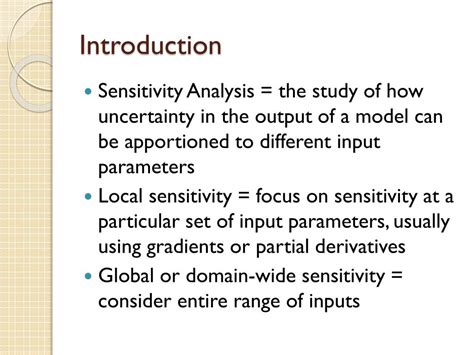 PPT Sensitivity Analysis PowerPoint Presentation Free Download ID 2936024