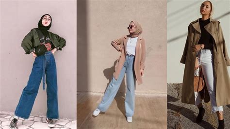 تنسيق البنطلون البوي فريند باشكال كتير للمحجبات 2020 Youtube