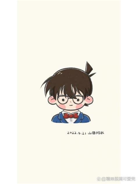 名侦探柯南简笔画简单的简单（共16张） 简笔画图片大全