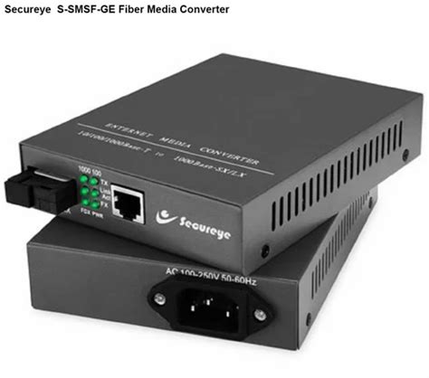Secureye S SMSF GE Fiber Media Converter For Networking At Piece In Bengaluru
