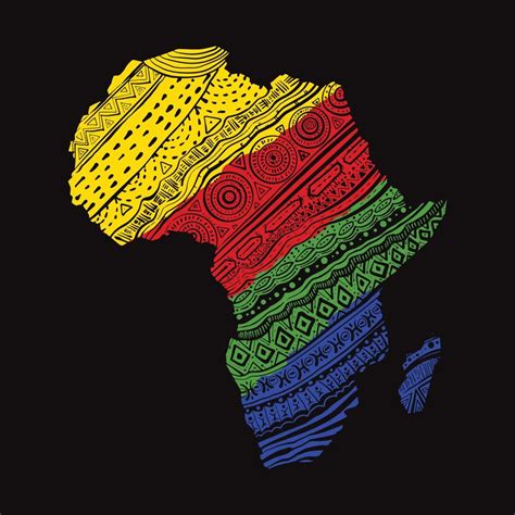 Africa Map Illustration Vector White Background 20627672 Vector Art At