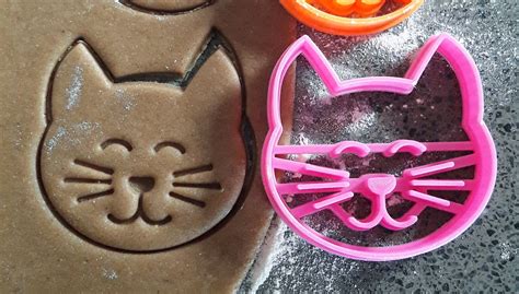 3d Printed Cat Cookie Cutter Regular Size Felt