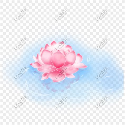 중국 스타일의 잉크 그림 연꽃 손 Png 일러스트 무료 다운로드 Lovepik