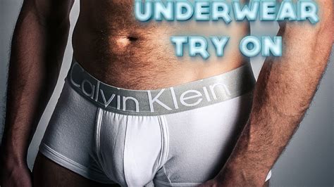 Calvin Klein Steel Mens Underwear Try On Haul Youtube