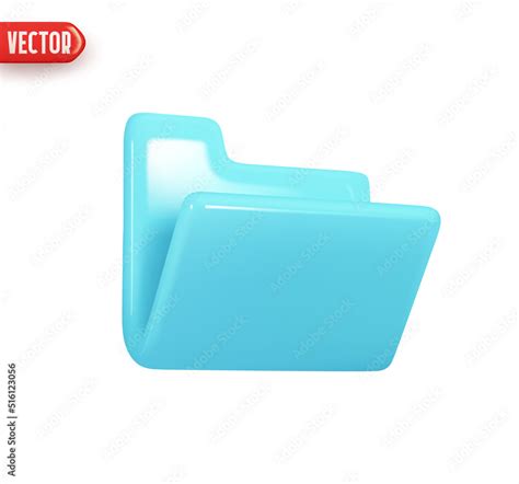 Folder File Folder With Document Archive Open Computer File Blue