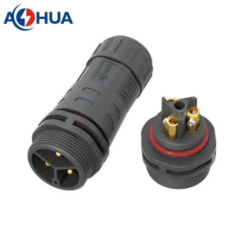 Inline Assembly Power Wiring Screw Fixing Male Female Waterproof