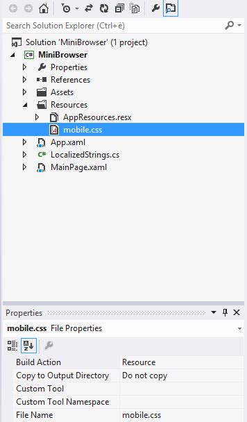 C Css Overwrite Not Working In Wp8 Stack Overflow