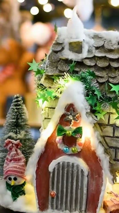 Різдвяний будиночок новорічна хатинка своїми руками різдво новийрік2024 Diy Youtube