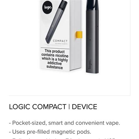 Logic Compact Vape E Cig In Ec2v Für £ 1000 Zum Verkauf Shpock At