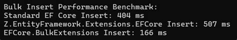 Bulk Operations Performance Benchmark In Entity Framework Core Dot Net Tutorials
